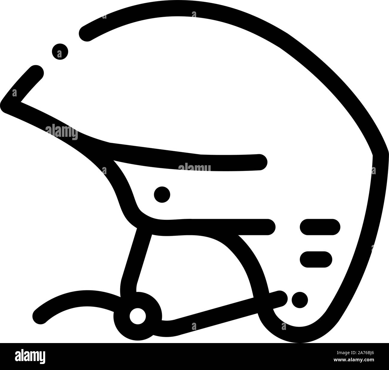 Boat Helmet Canoeing Icon Vector Illustration Stock Vector Image & Art ...