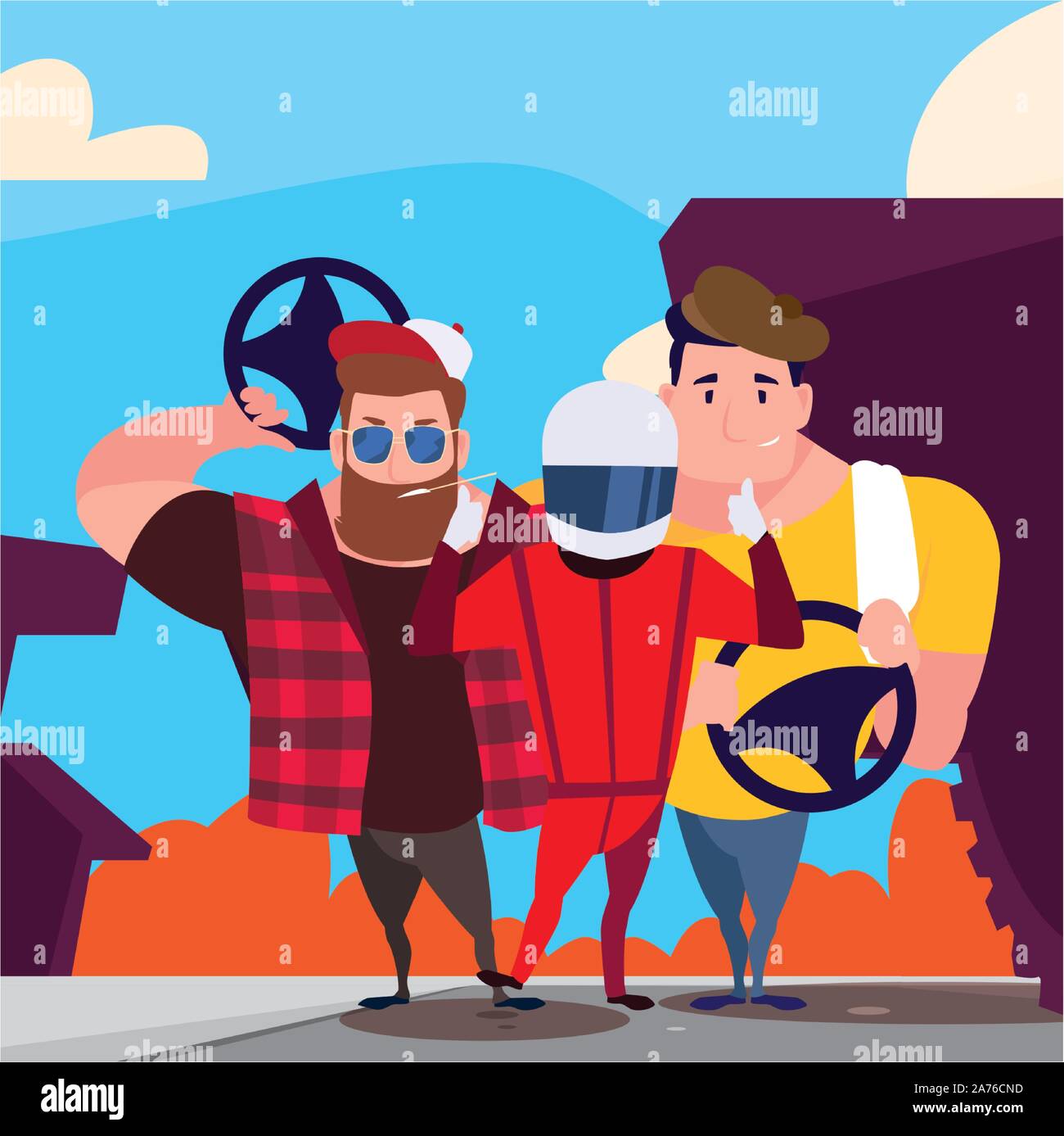 drivers inside frame design, Worker professional working occupation job ...