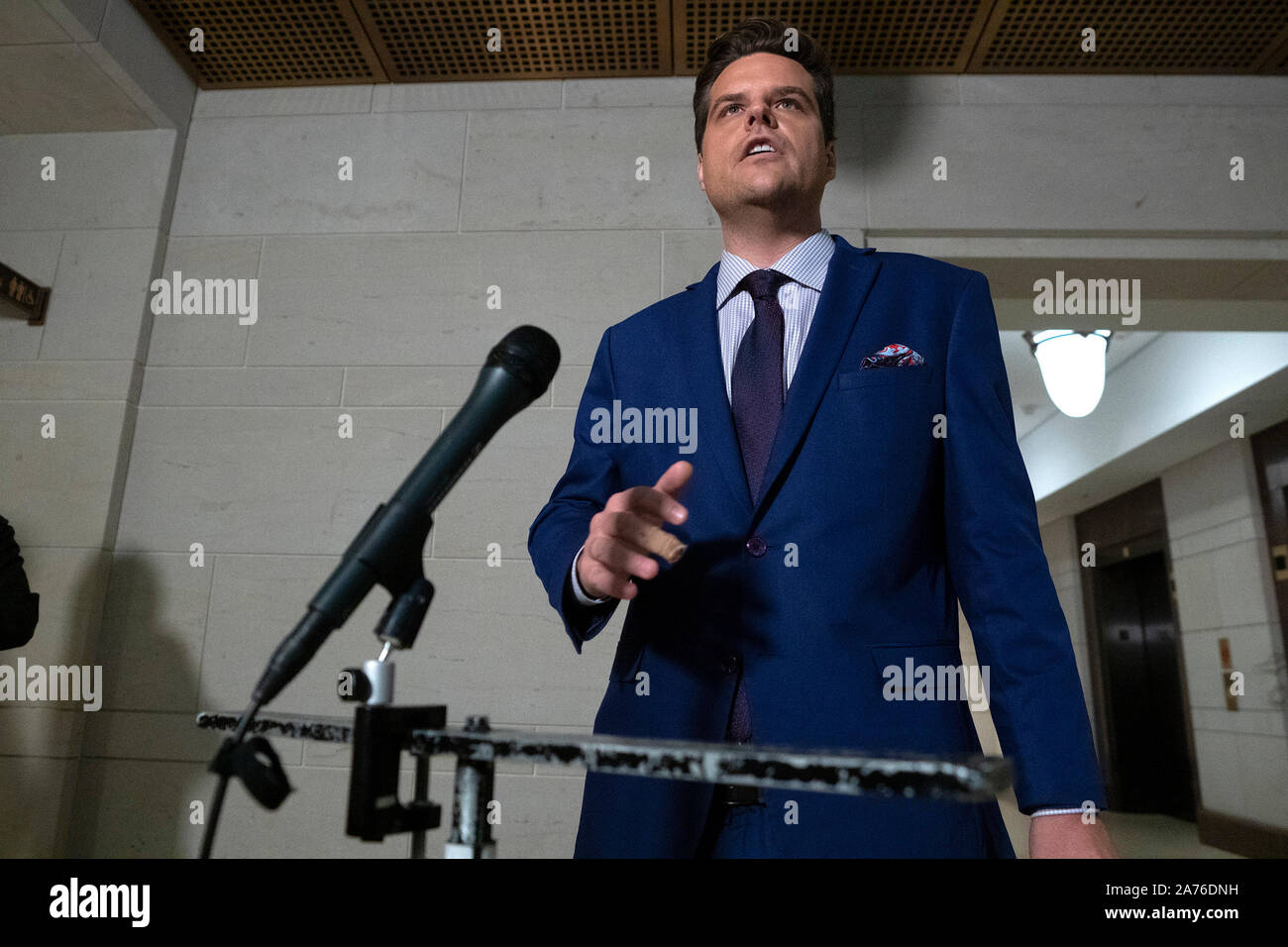 United States Representative Matt Gaetz (Republican of Florida) speaks ...