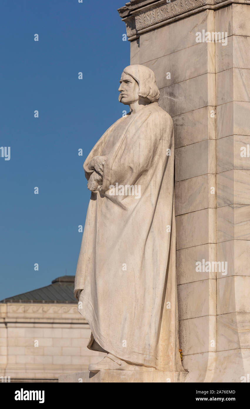 WASHINGTON, DC, USA - Columbus Fountain, also known as Columbus ...