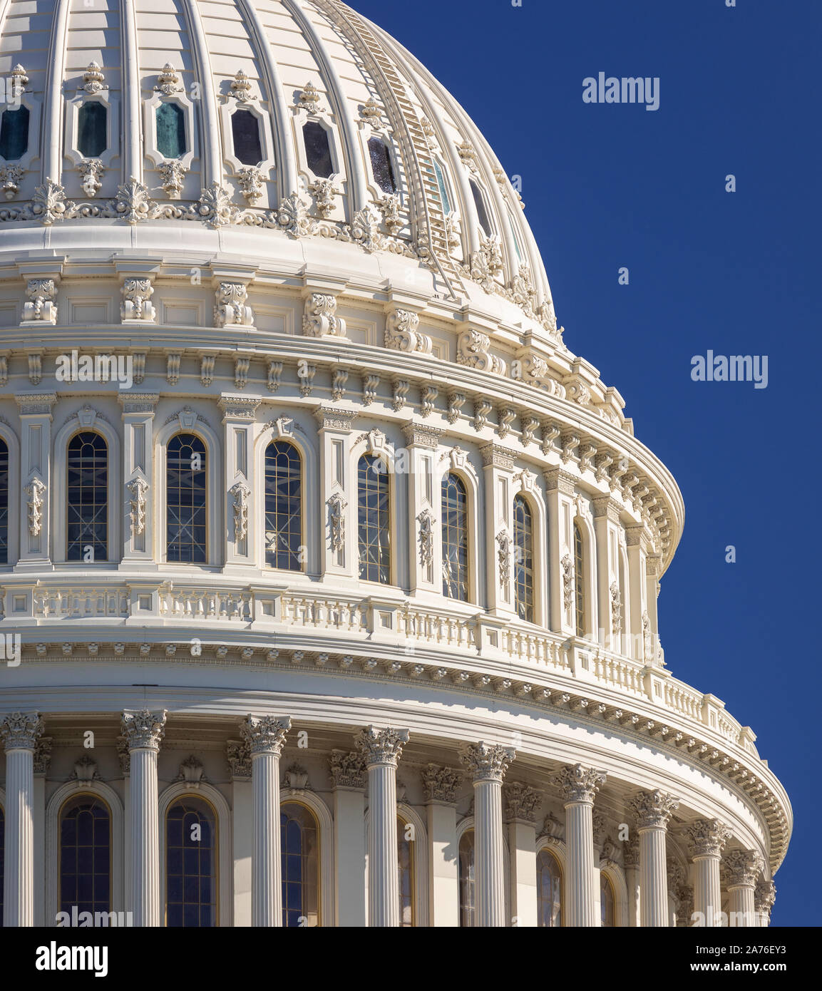 WASHINGTON, DC, USA - United States Capitol dome, on Capitol Hill Stock ...