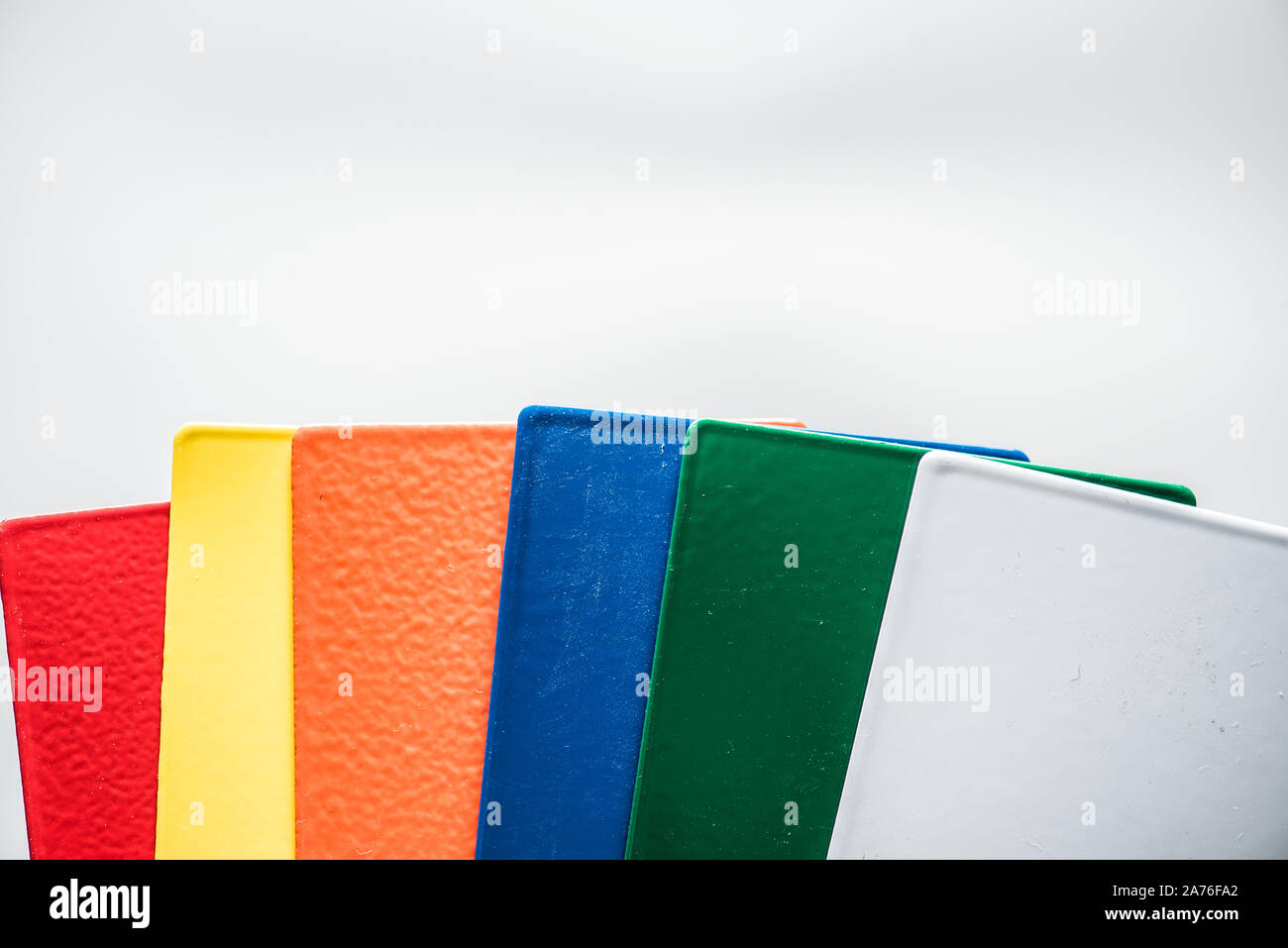 A lot of different colors of powder protective coatings Stock Photo - Alamy