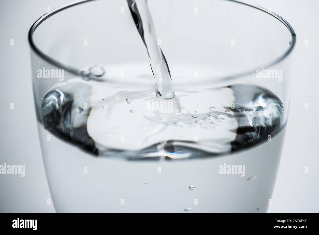 Glass of pure water Stock Photo - Alamy