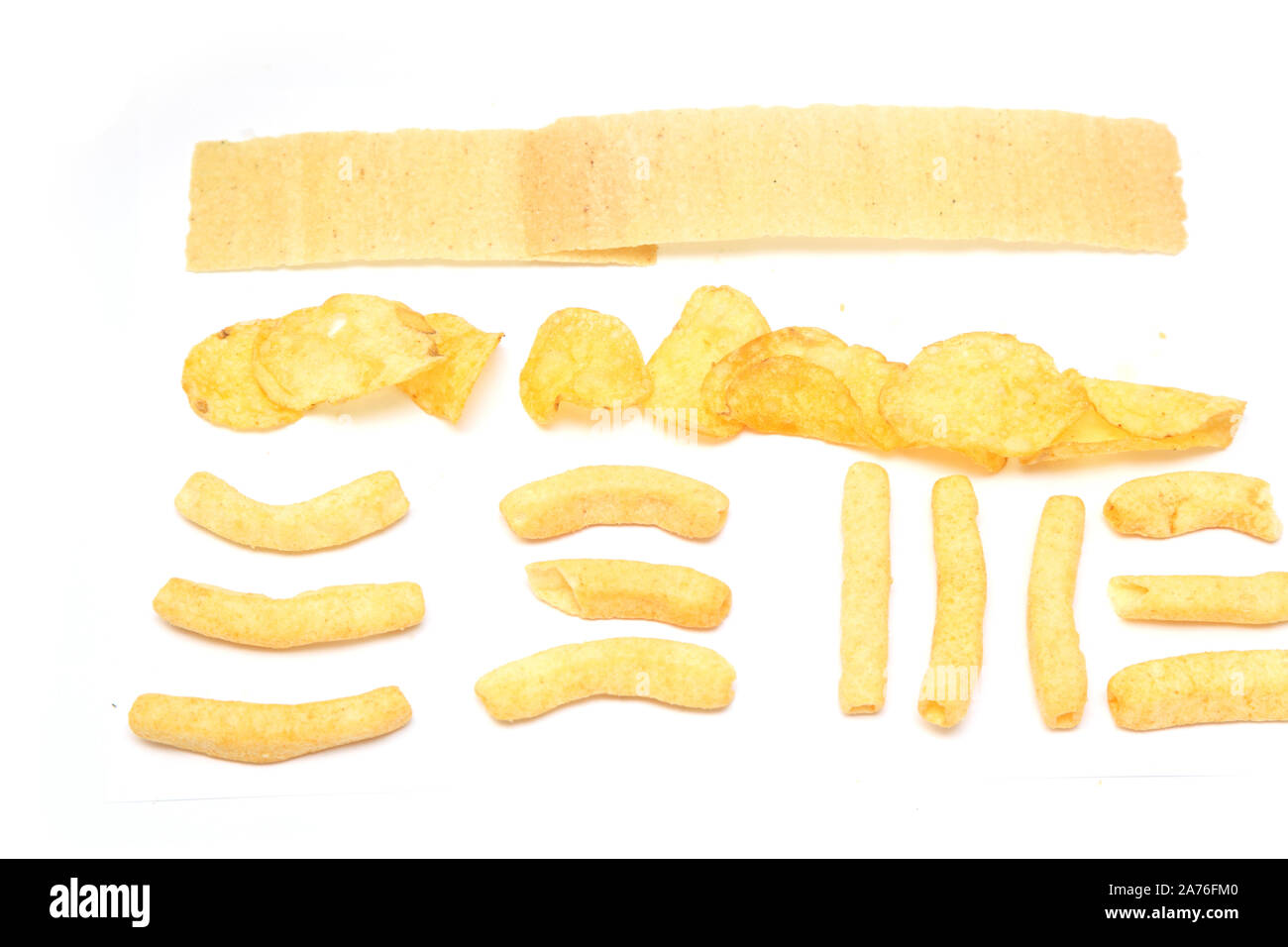 Potato chips package Cut Out Stock Images & Pictures - Alamy