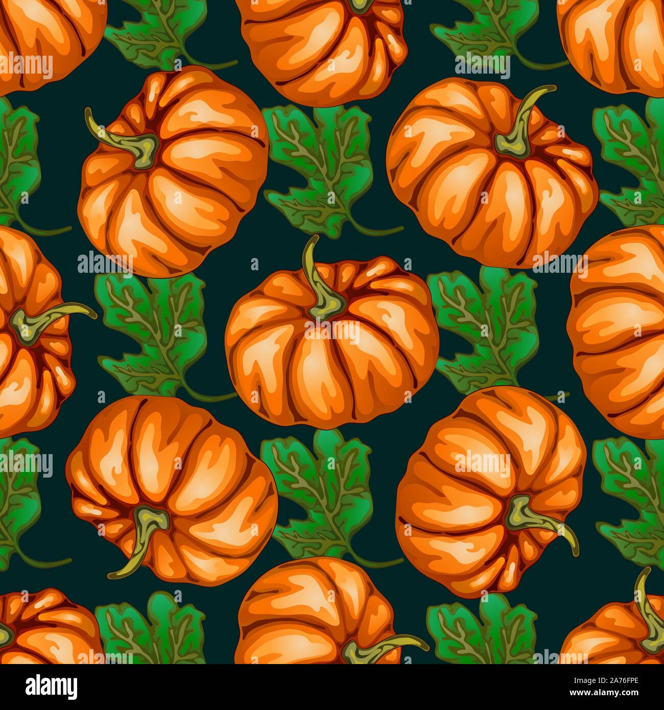 Autumn harvest. Pumpkins. Vector illustration on a white background ...