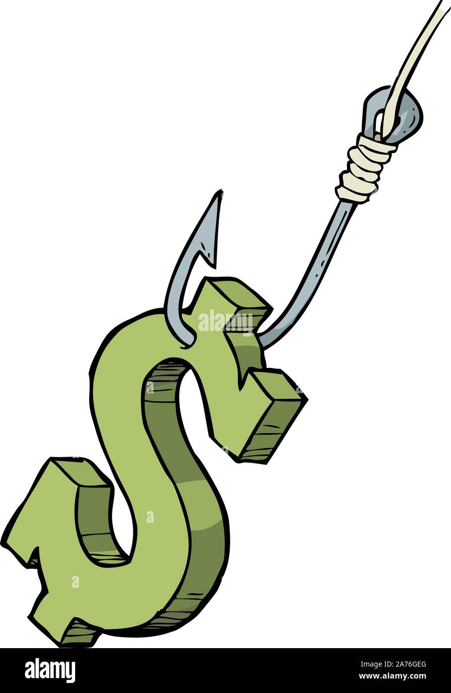 Hooked Vector Vectors High Resolution Stock Photography and Images - Alamy