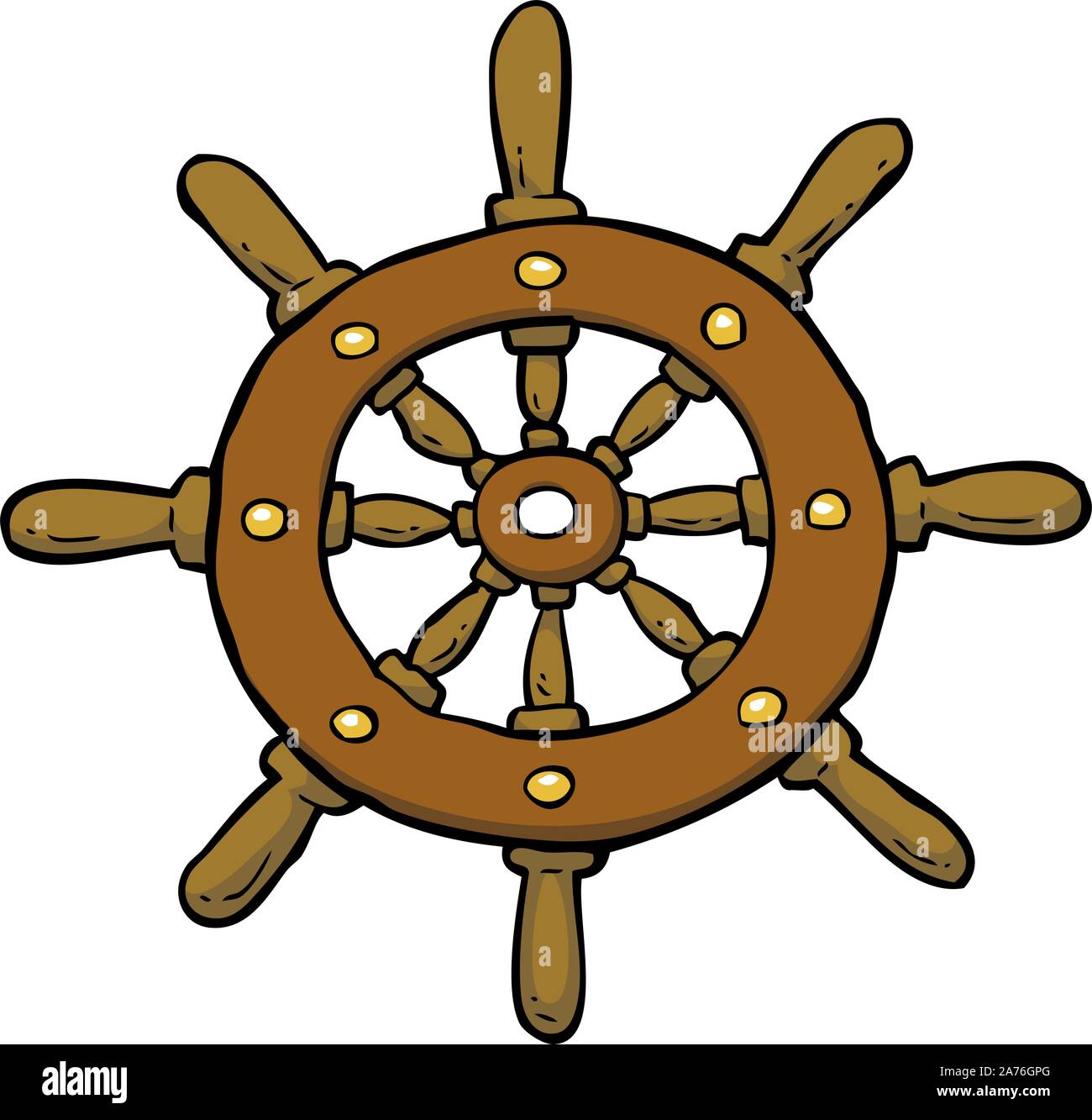 Hand On Helm Stock Vector Images - Alamy