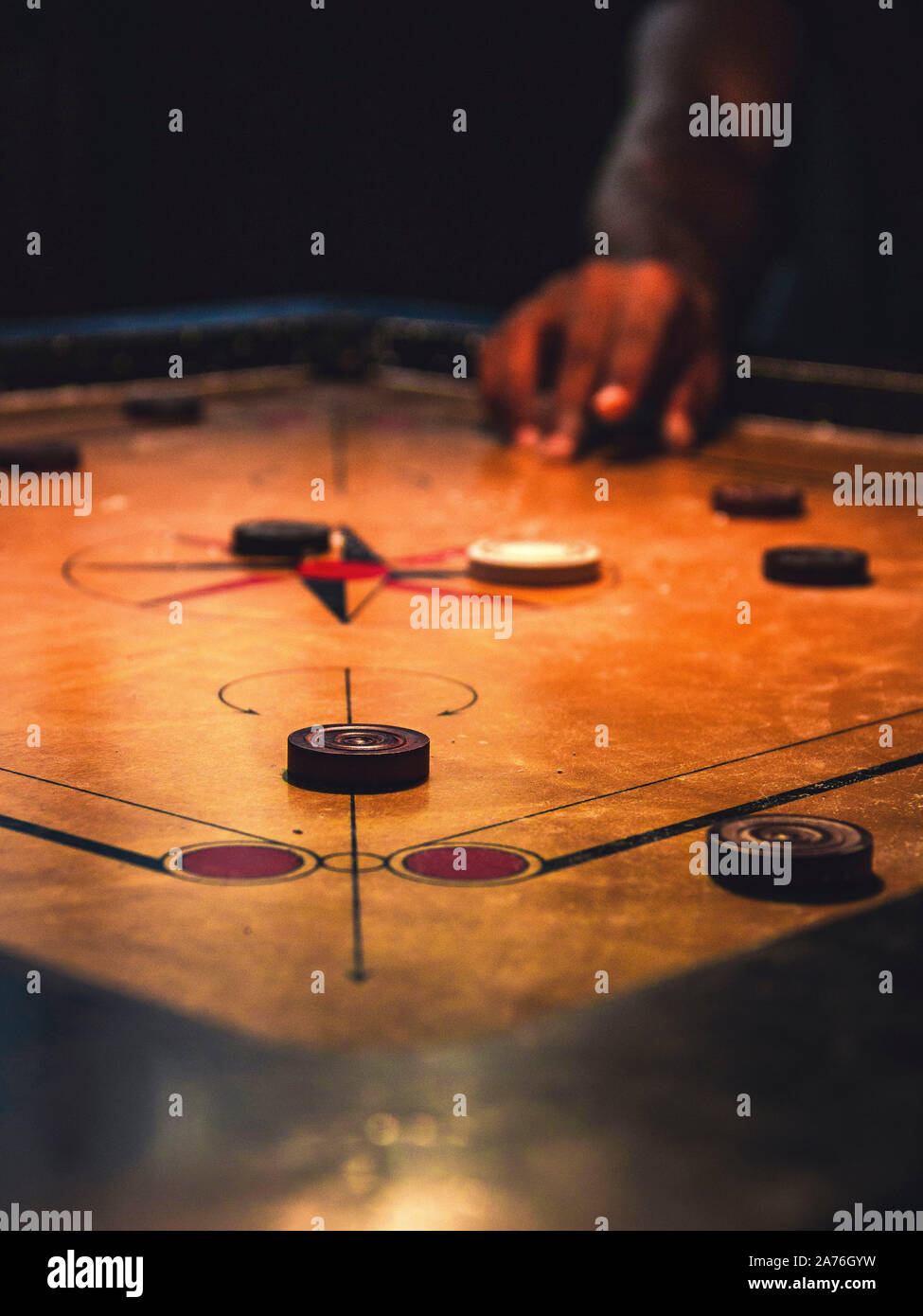 Carrom board game hi-res stock photography and images - Alamy