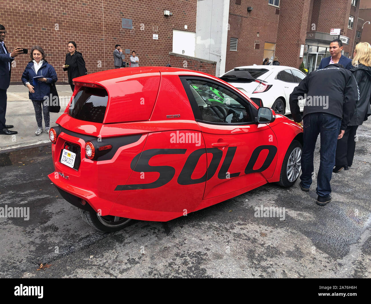 New York, New York, USA. 30th Oct, 2019. The new Electra Meccanica ...