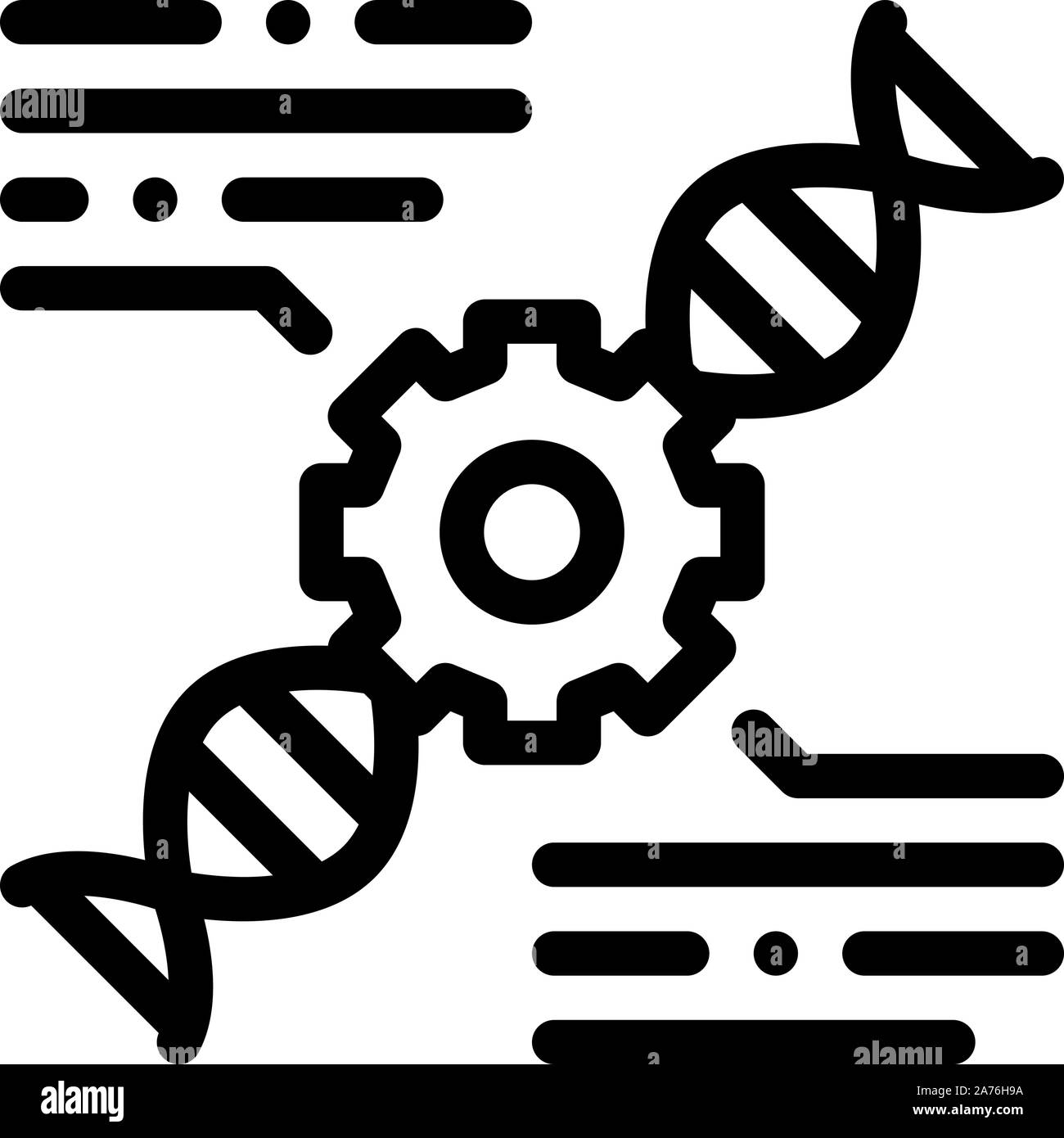Blood Dna Biohacking Icon Vector Illustration Stock Vector Image & Art ...