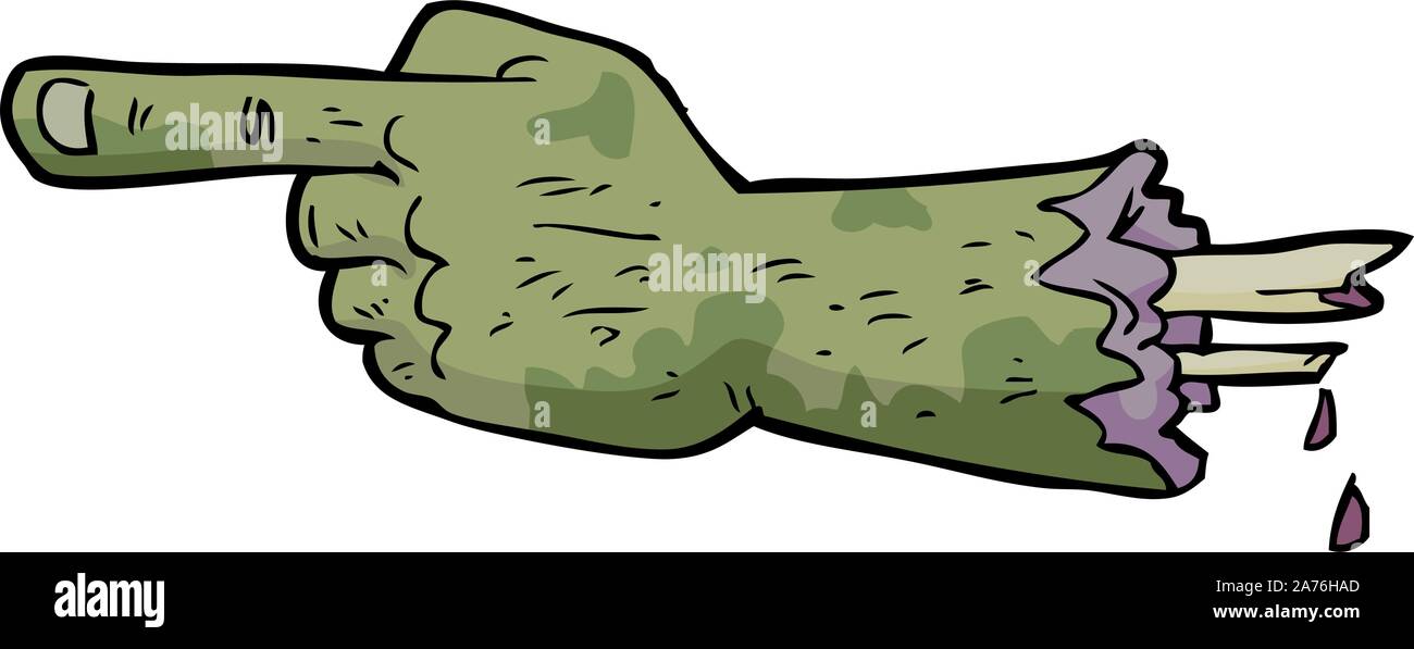 Cartoon Pointing Zombie Hand High Resolution Stock Photography and ...