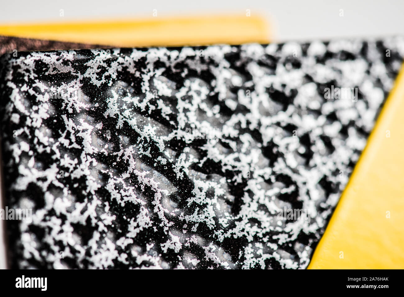 Powder coatings on the metal plates Stock Photo - Alamy