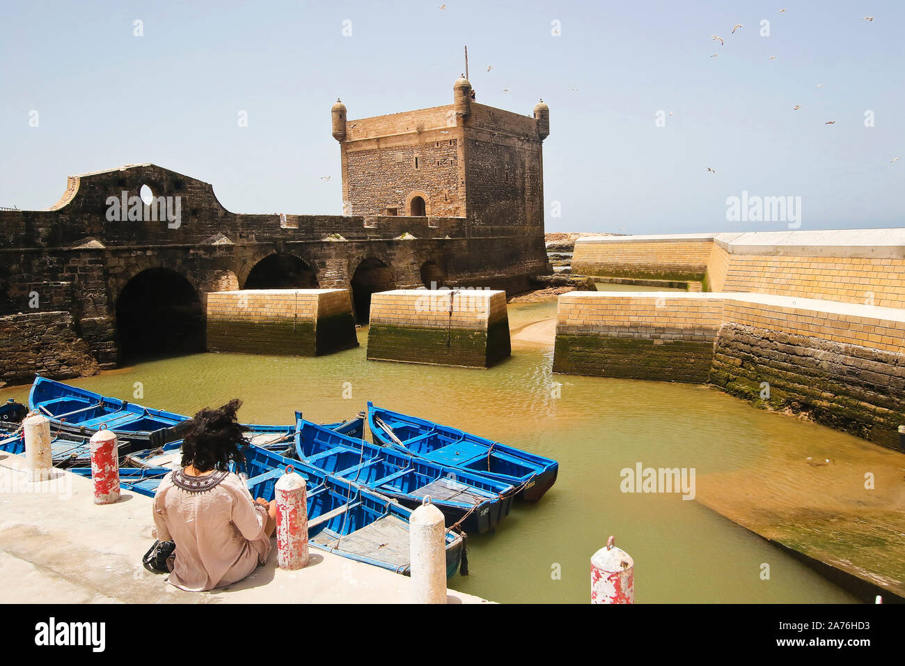 Traditional moroccan boats hi-res stock photography and images - Alamy