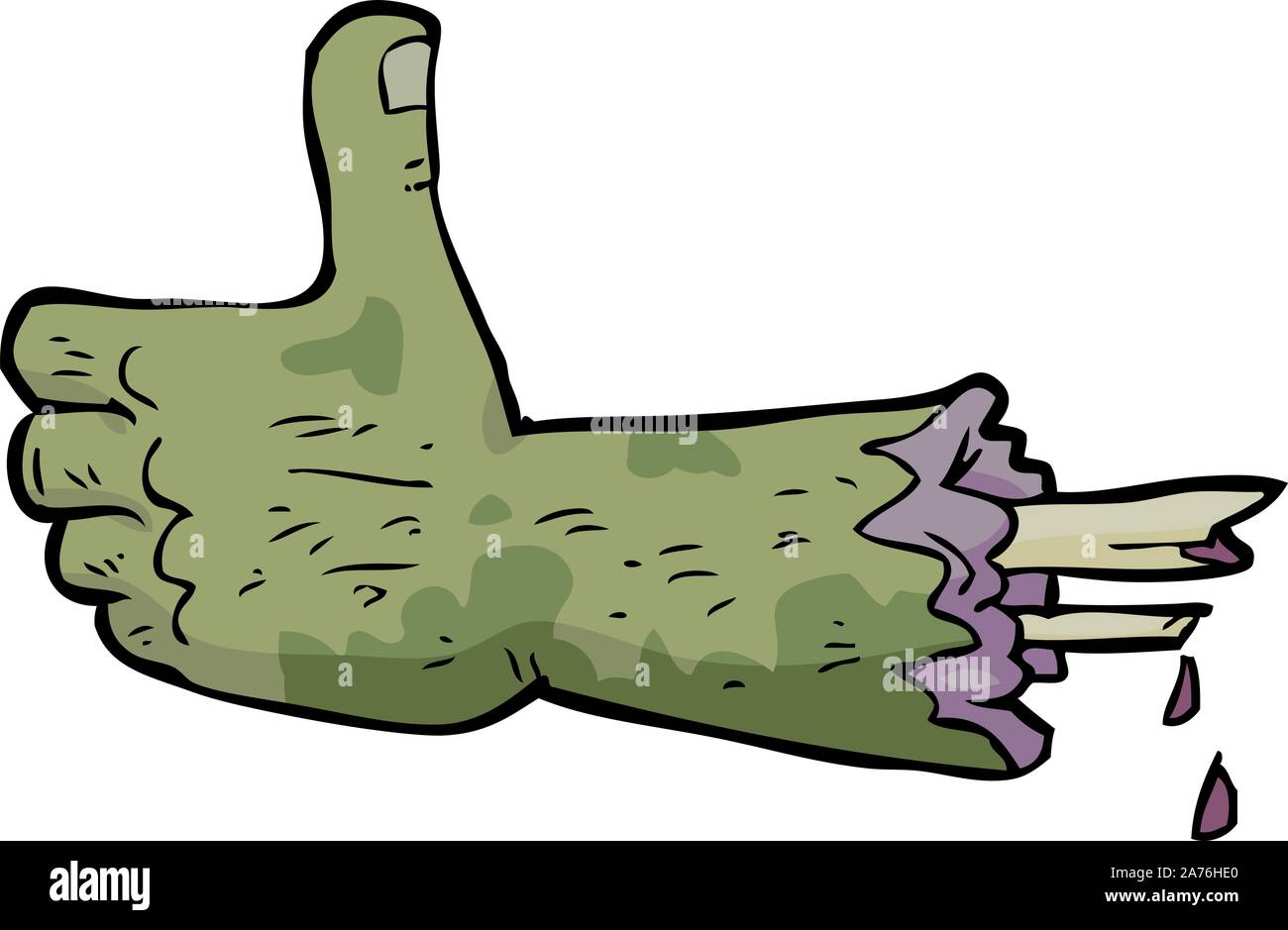 Cartoon Pointing Zombie Hand High Resolution Stock Photography and ...