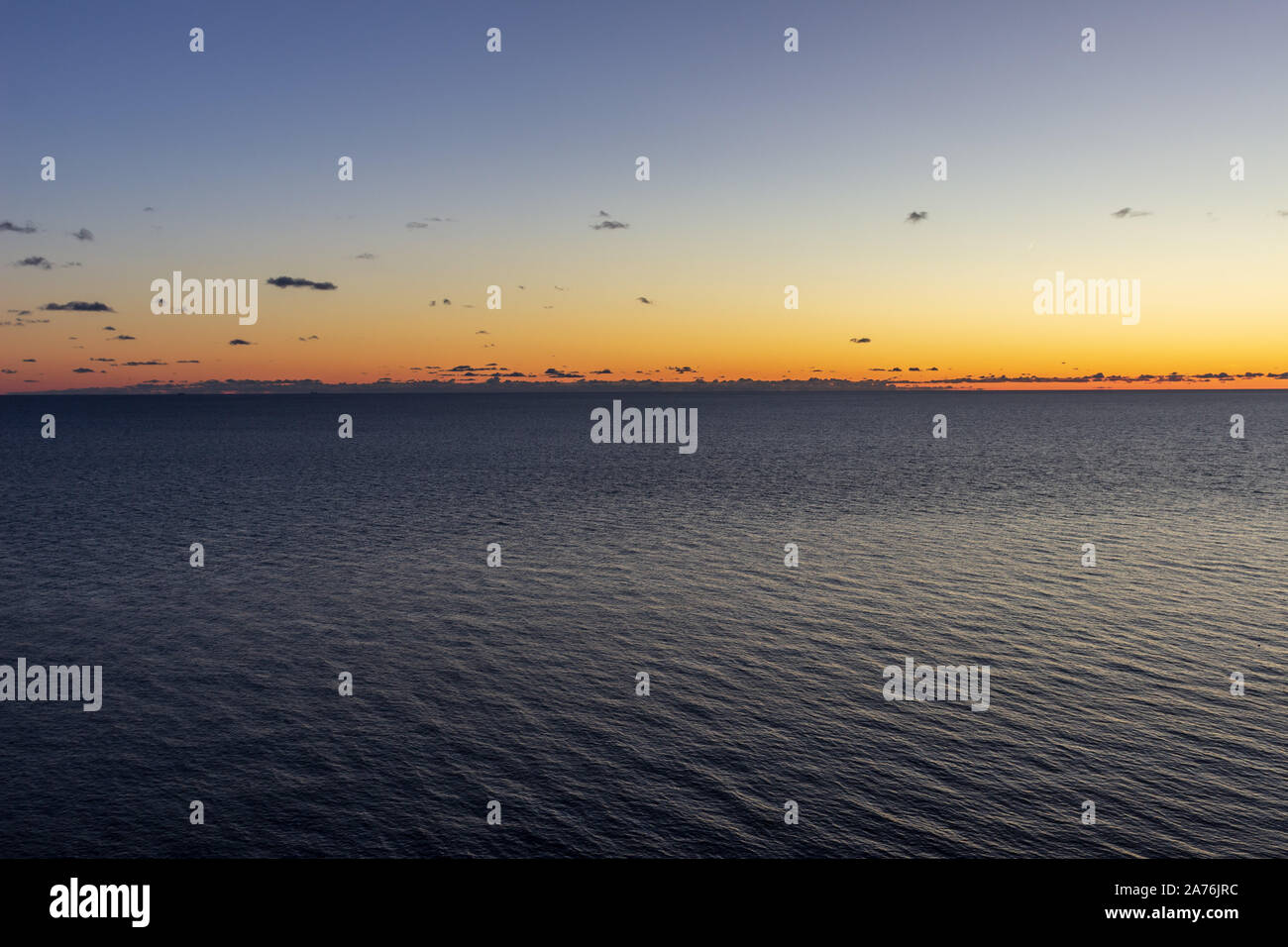 Colorful sunset photographed from a viewpoint above Stock Photo - Alamy