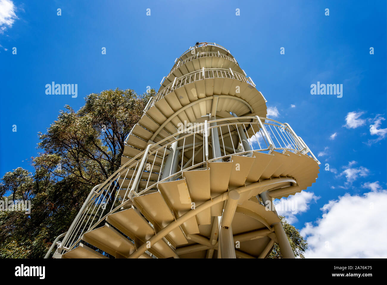 The DNA helical tower in Kings Park, Perth, Australia on 25 October ...