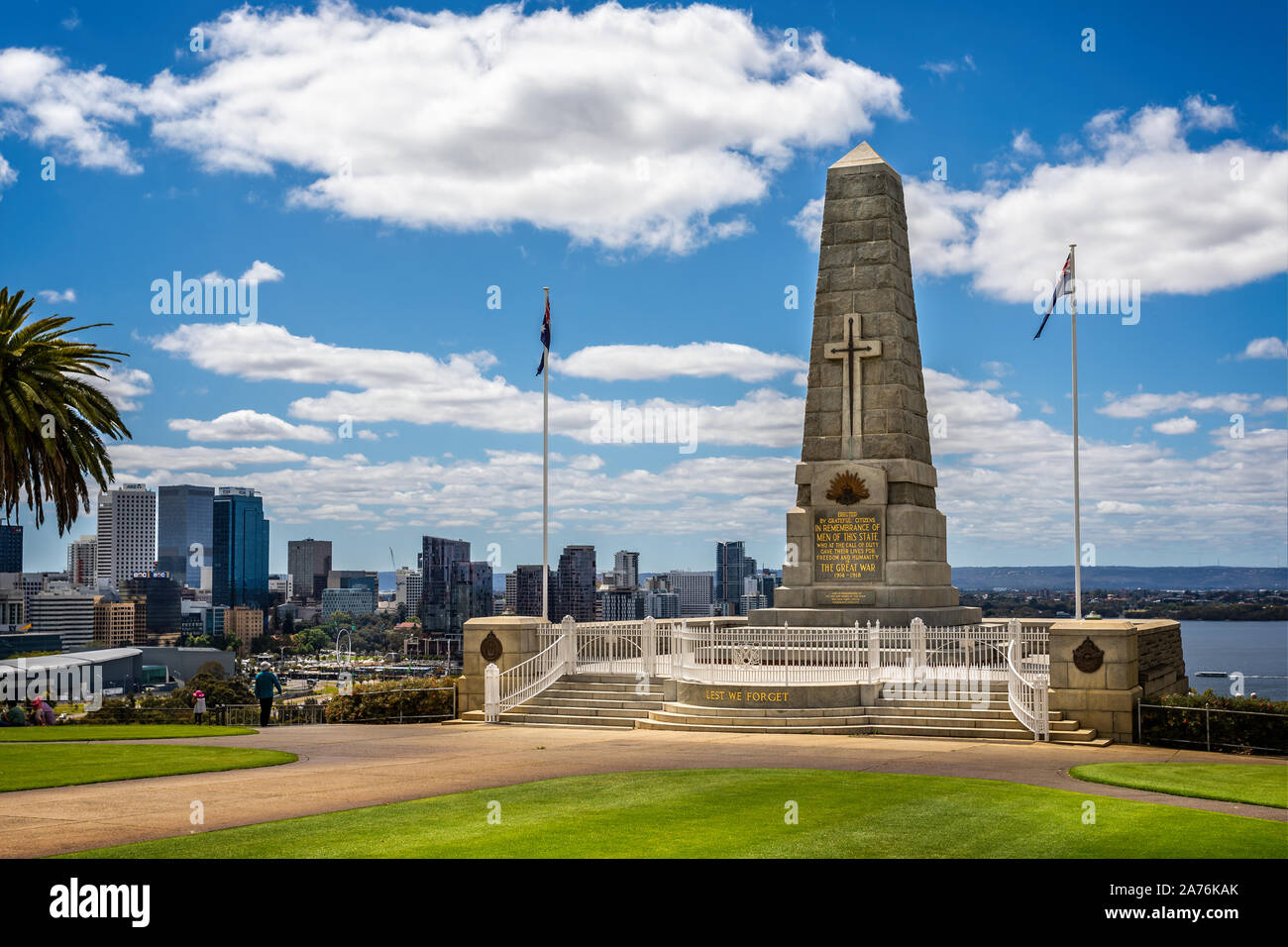 State War Memorial in Kings Park, Perth, Australia on 25 October 2019 ...