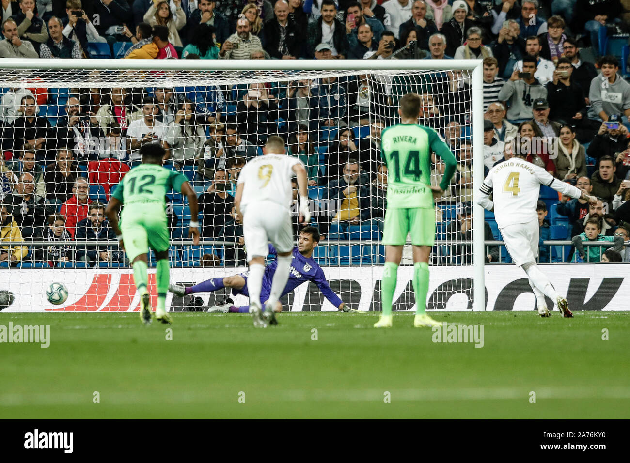 Estadio santiago bernabeu sergio ramos hi-res stock photography and ...