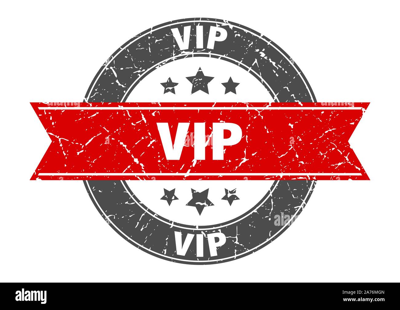 vip round stamp with red ribbon. vip Stock Vector Image & Art - Alamy