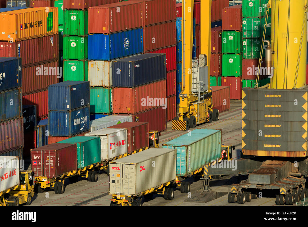 Container Port, Dublin, County Dublin, Ireland Stock Photo - Alamy