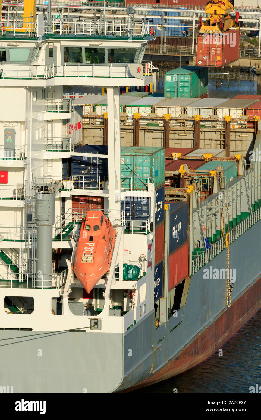 Container Port, Dublin, County Dublin, Ireland Stock Photo - Alamy