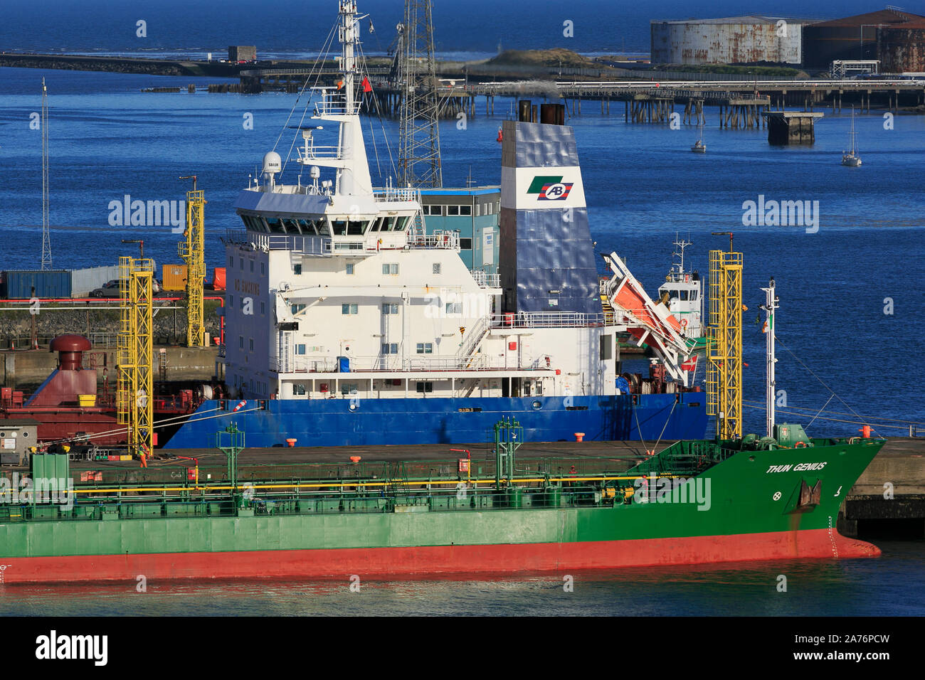 Ships, Port of Dublin, County Dublin, Ireland Stock Photo - Alamy