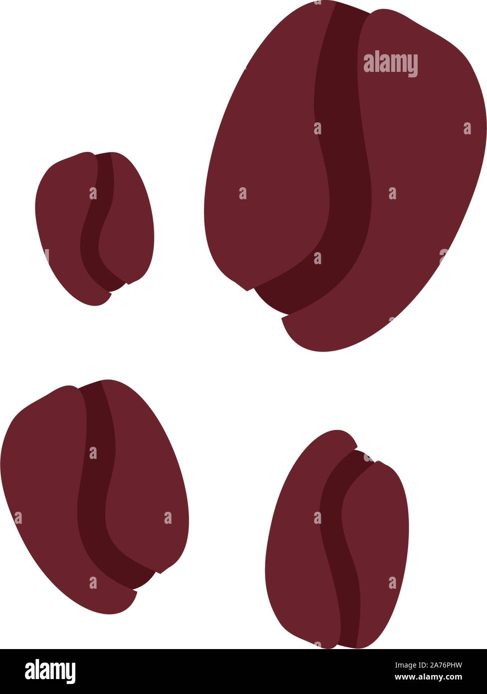 coffee beans on white background vector illustration design Stock ...