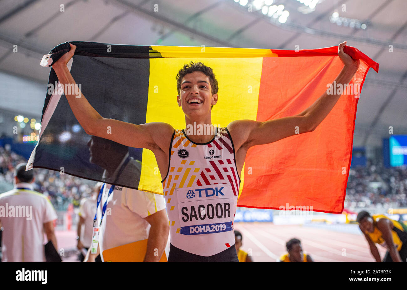 DOHA - QATAR OCT 6: Jonathan Sacoor (Belgium) competing in the men’s ...