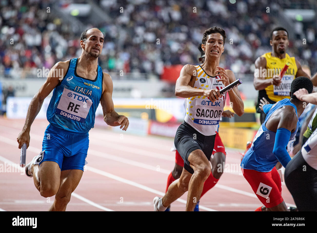 DOHA - QATAR OCT 6: Jonathan Sacoor (Belgium) competing in the men’s ...
