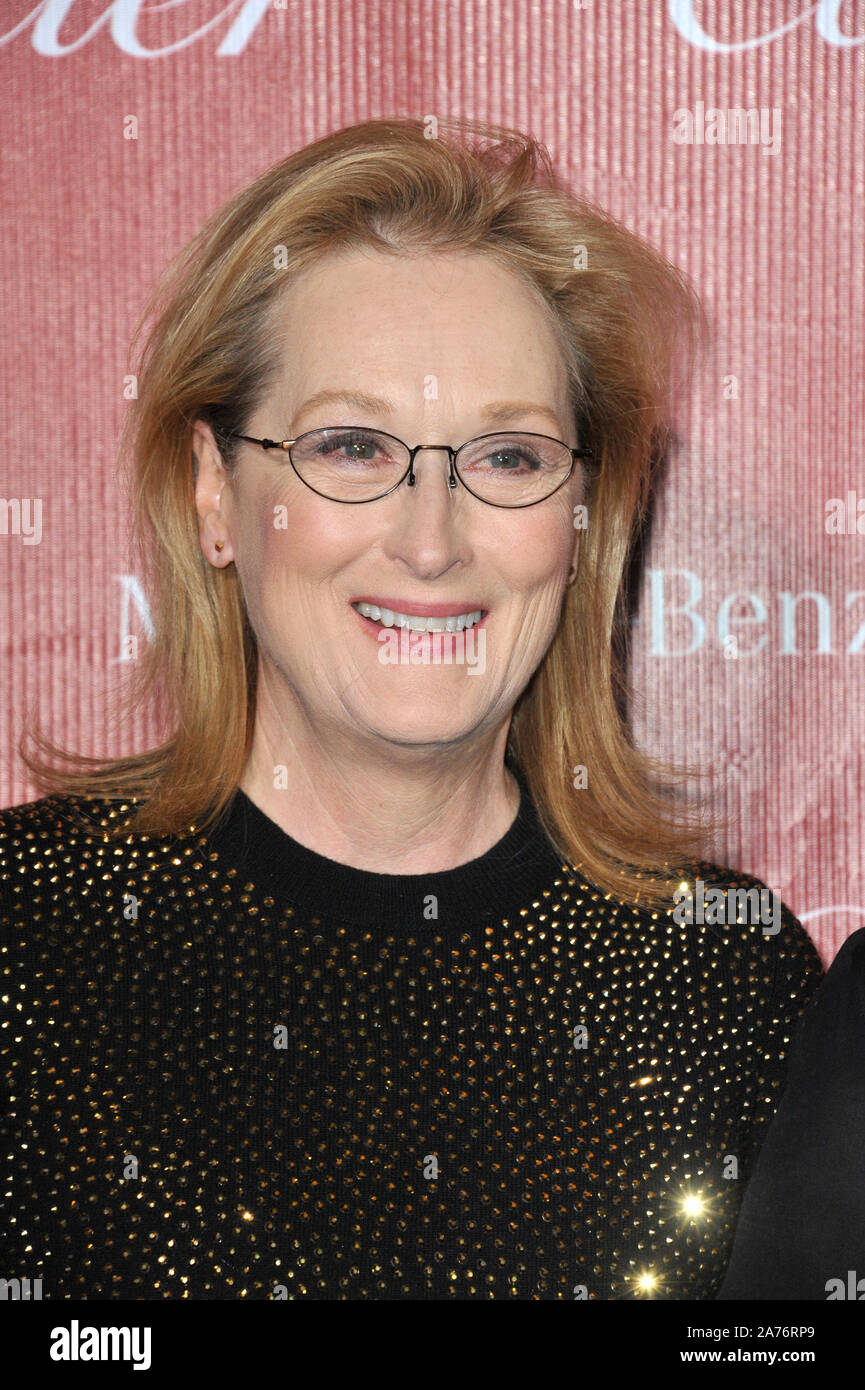 LOS ANGELES, CA - JANUARY 4, 2014: Meryl Streep at the 2014 Palm ...