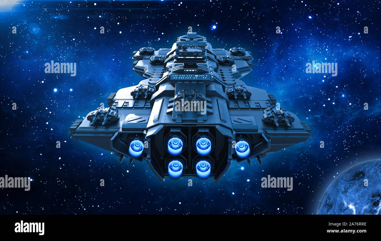 Spaceships In Space Hd