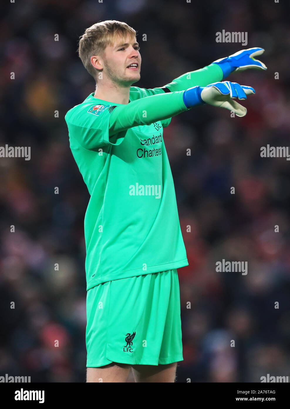 Liverpool goalkeeper caoimhin kelleher hi-res stock photography and ...
