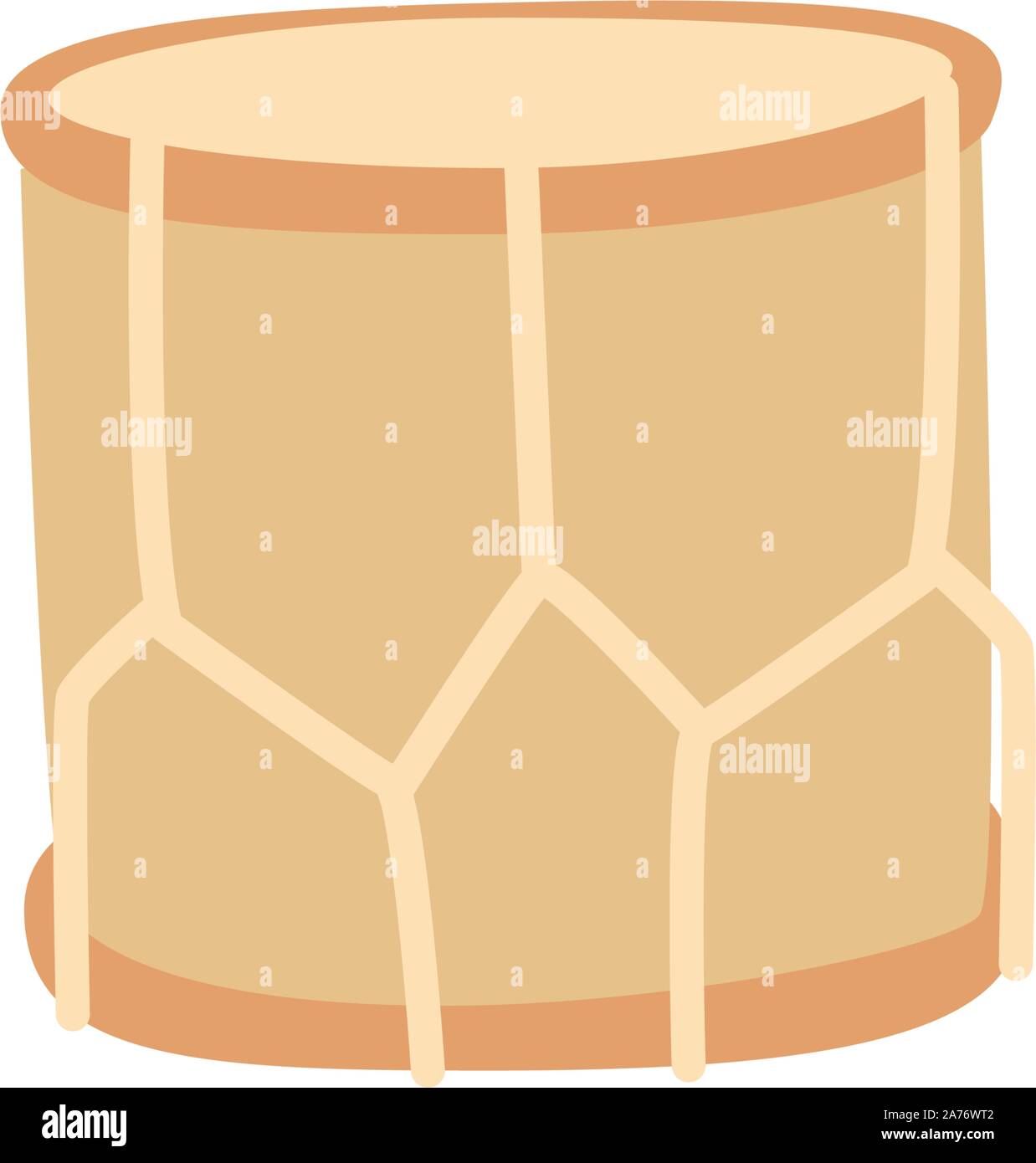 musical instrument timpani on white background vector illustration ...