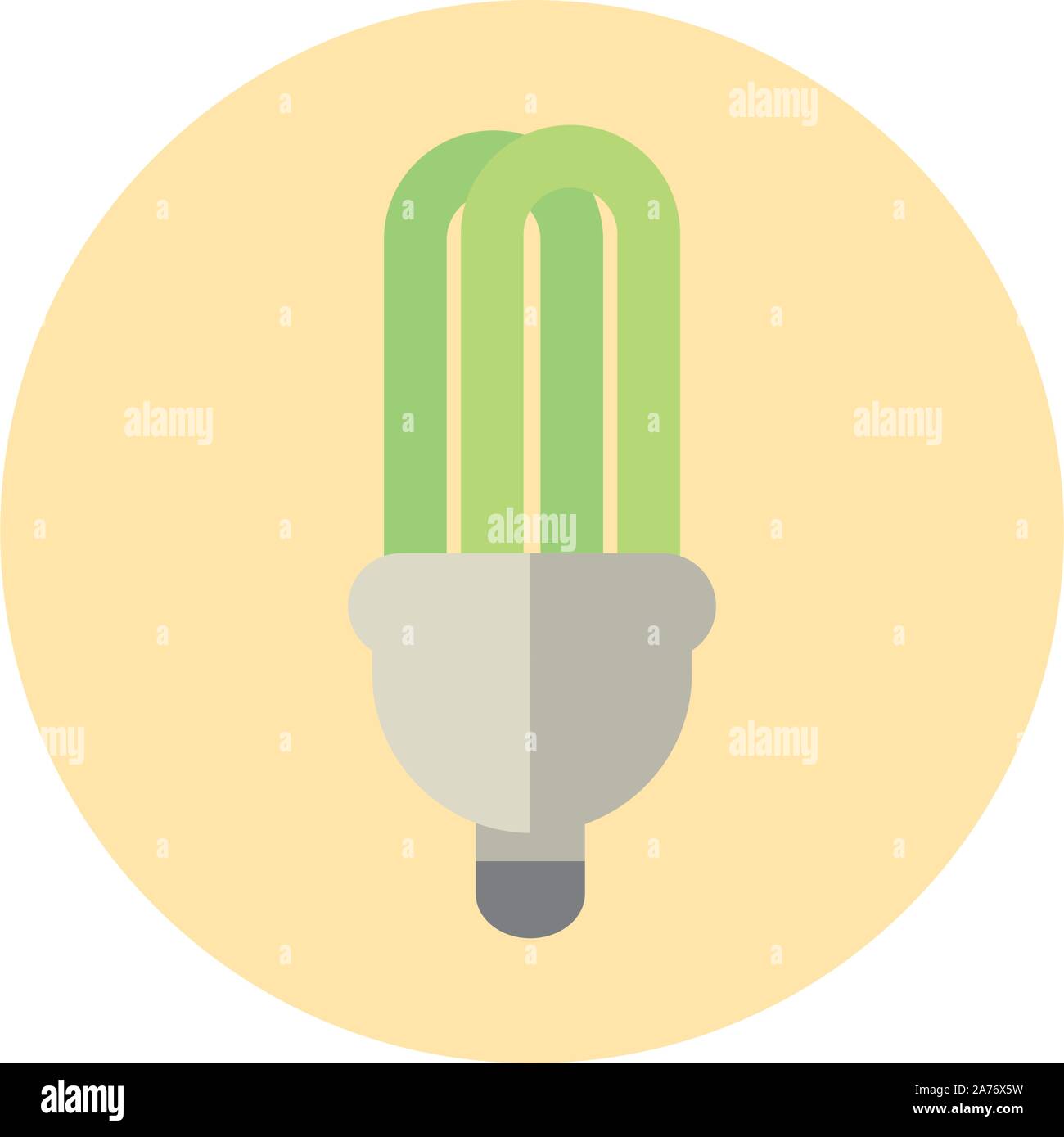 saving light bulb green energy block icon vector illustration Stock ...