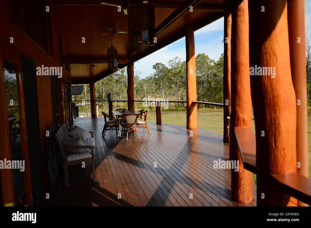 Log Cabin Holiday home Stock Photo - Alamy