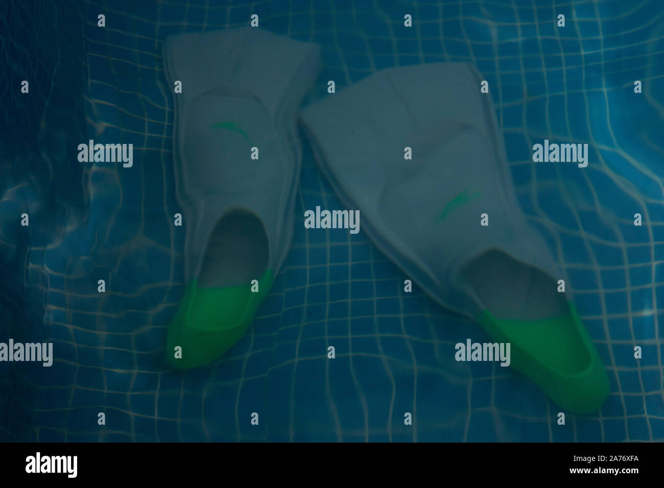 Refraction water swimming fins hi-res stock photography and images - Alamy