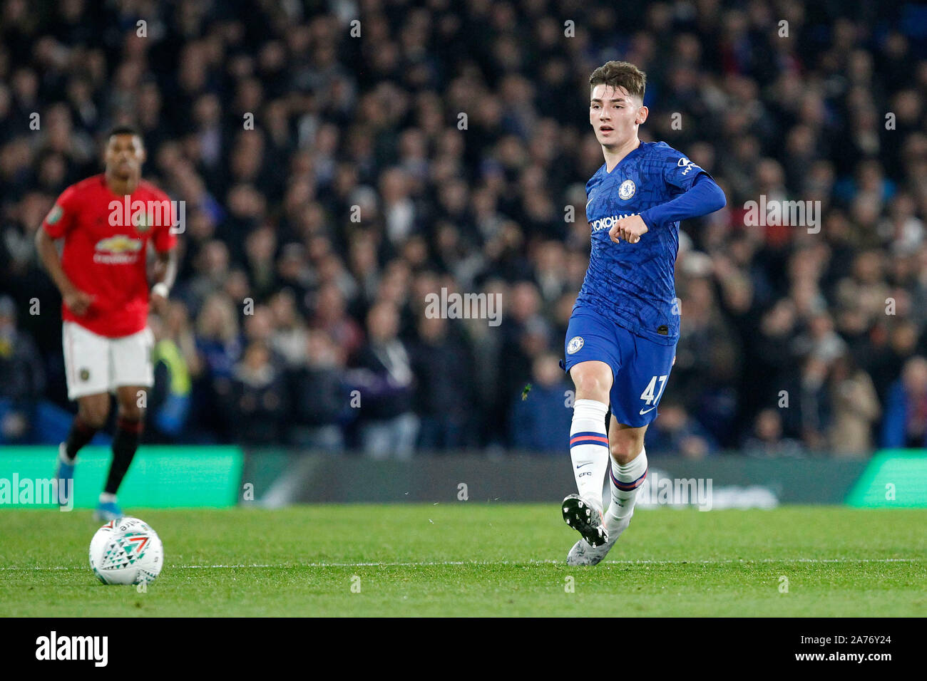 London, UK. 30th Oct, 2019. Billy Gilmour of Chelsea during the Carabao ...