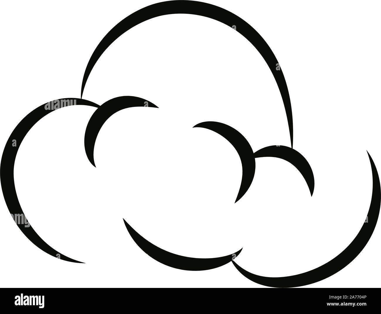 sky cloud pop art style Stock Vector Image & Art - Alamy