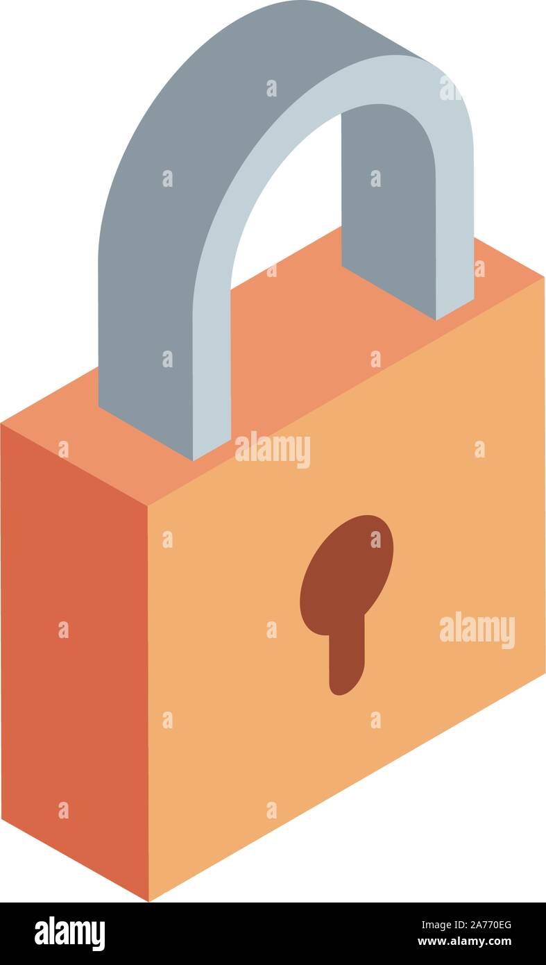 security correspondence postal mail isometric vector illustration Stock ...