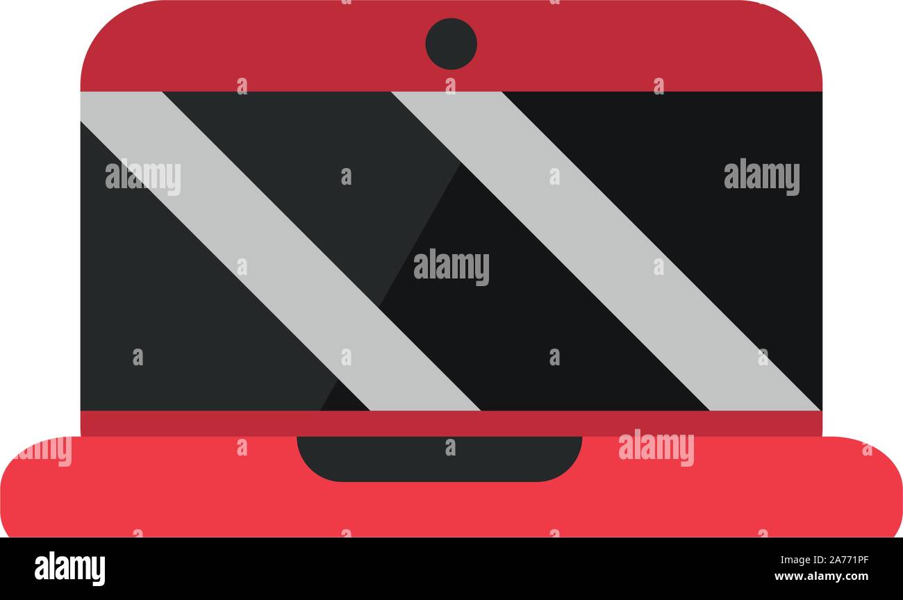 laptop computer school and education icon vector illustration Stock ...