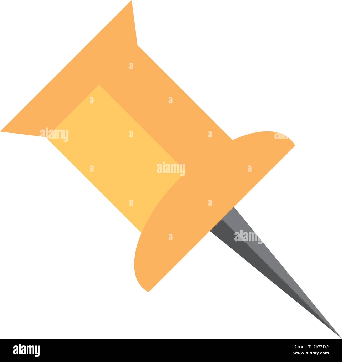 pin push school and education icon vector illustration Stock Vector ...