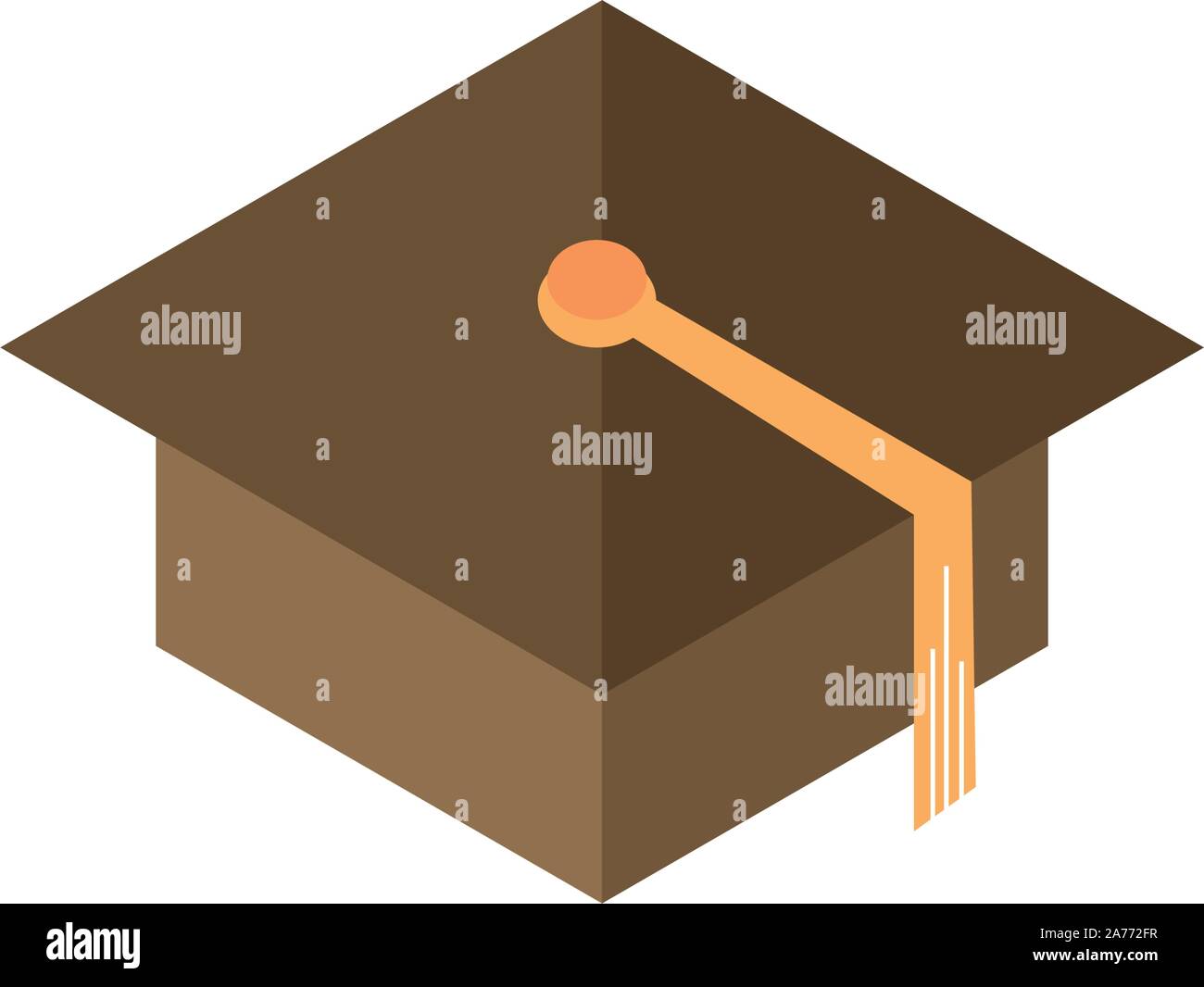 graduation hat school and education icon vector illustration Stock ...