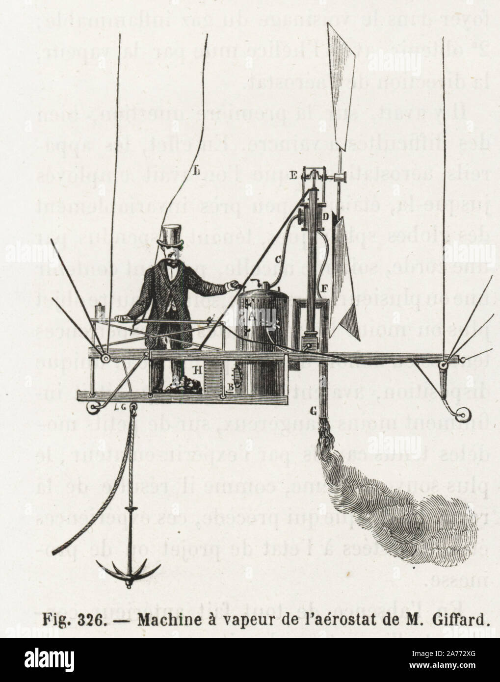 Giffard steam engine hi-res stock photography and images - Alamy