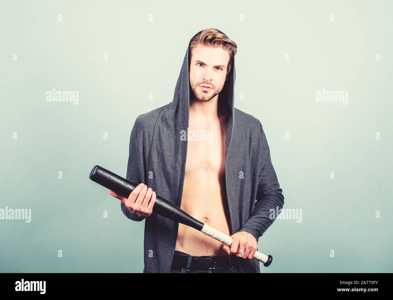 Baseball boy threatening hi-res stock photography and images - Alamy
