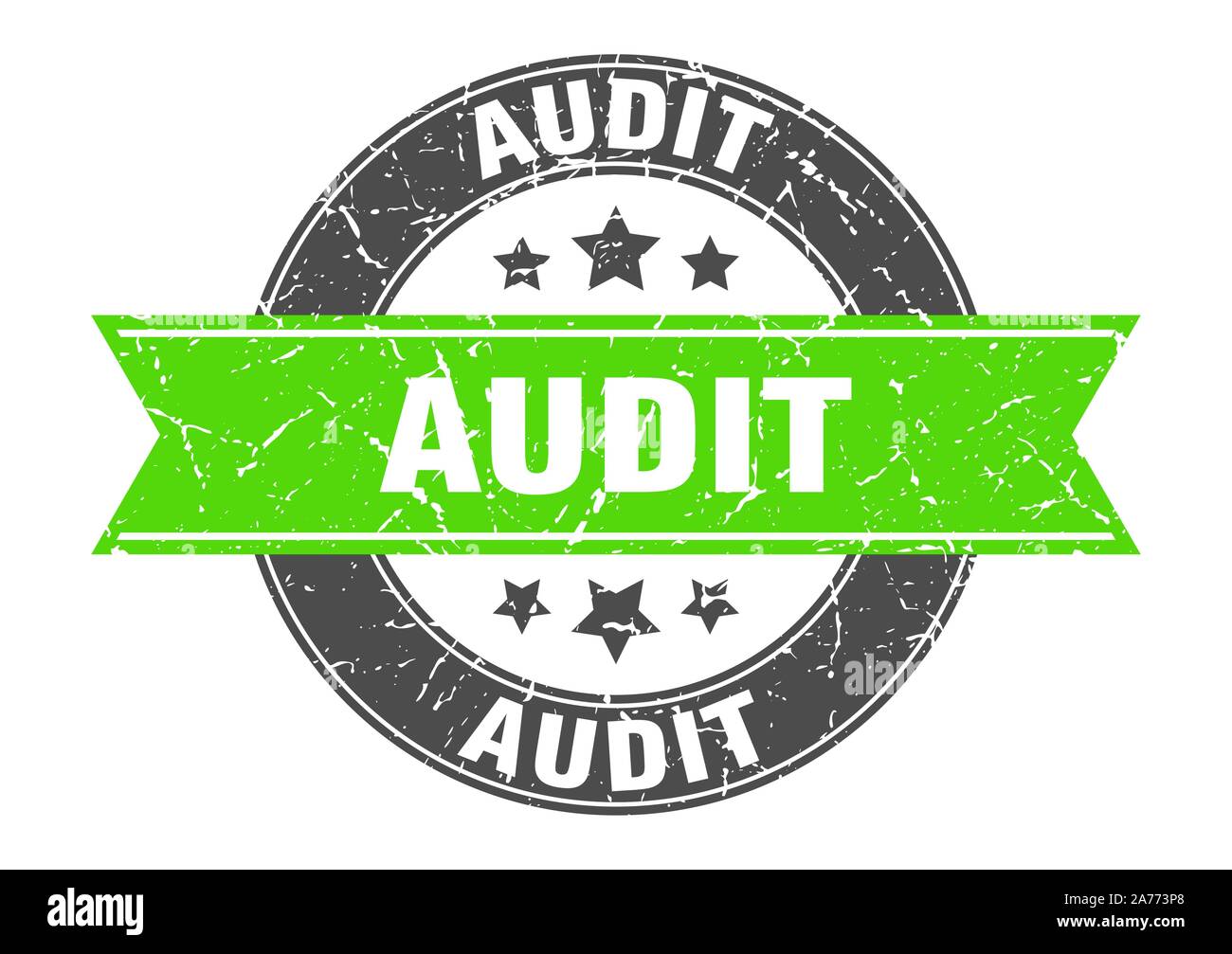Audit stamp round ribbon hi-res stock photography and images - Alamy
