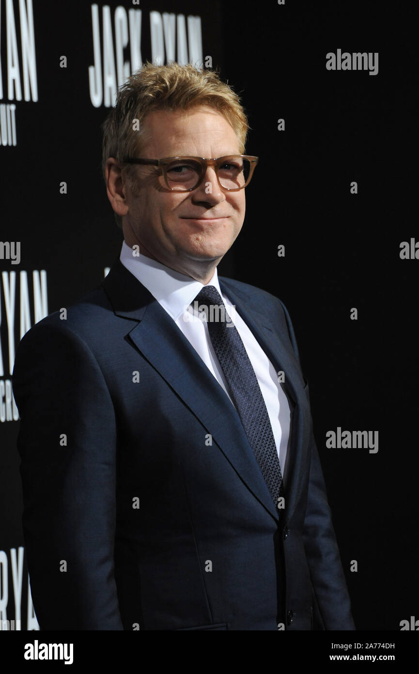 LOS ANGELES, CA - JANUARY 15, 2014: Kenneth Branagh at the Los Angeles ...