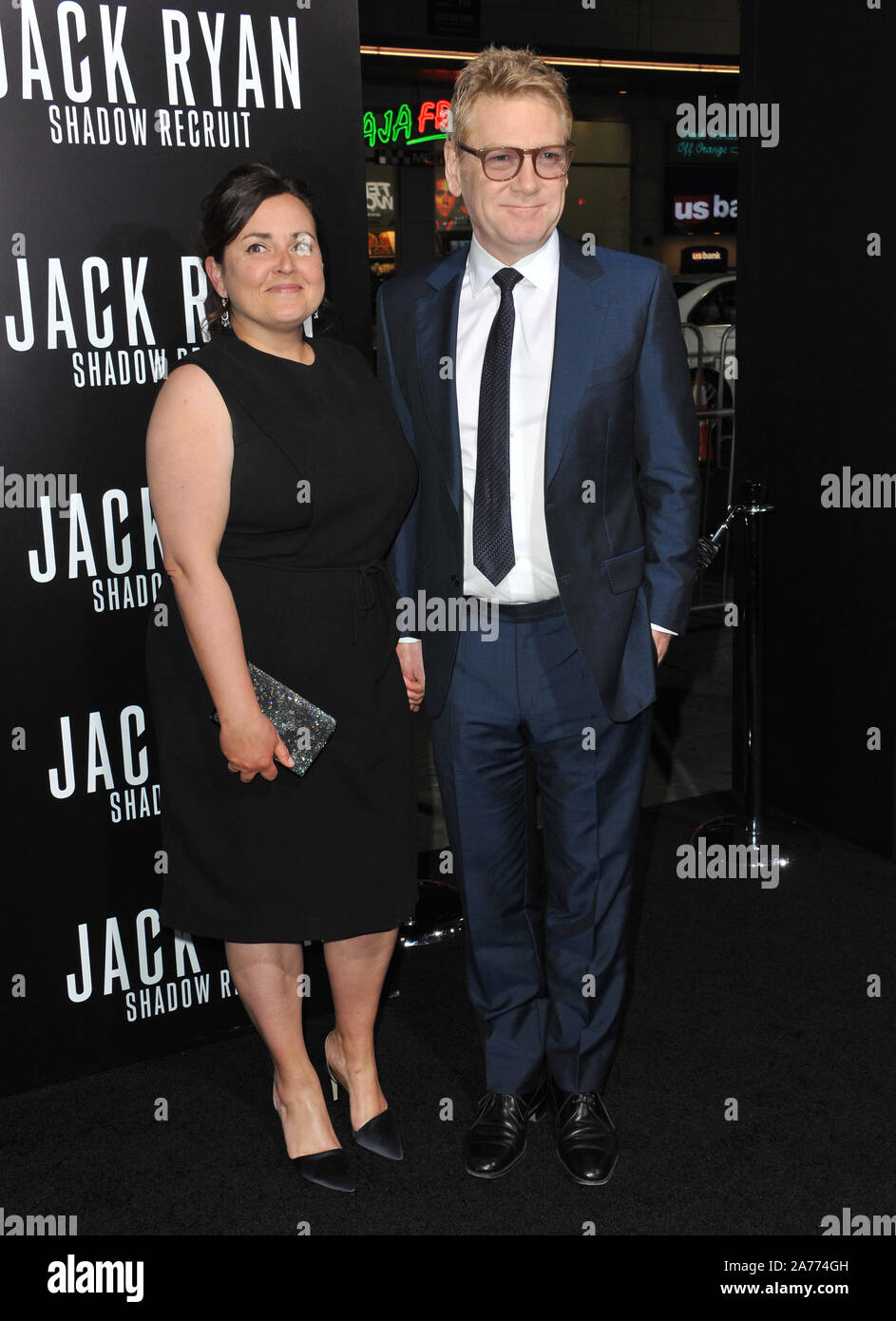 LOS ANGELES, CA - JANUARY 15, 2014: Kenneth Branagh at the Los Angeles ...