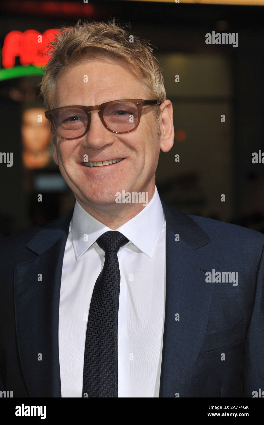 LOS ANGELES, CA - JANUARY 15, 2014: Kenneth Branagh at the Los Angeles ...