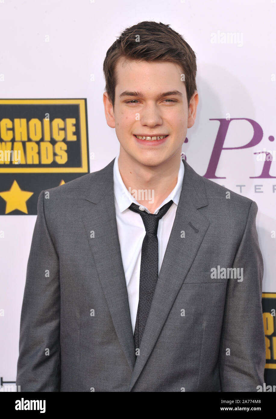 SANTA MONICA, CA - JANUARY 16, 2014: Liam James at the 19th Annual ...