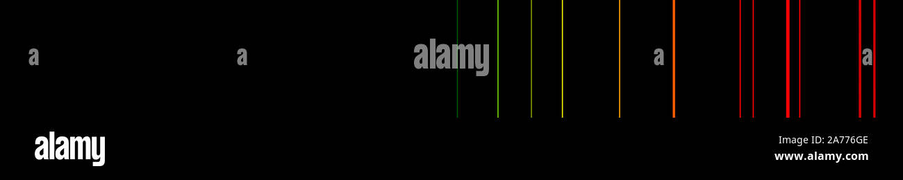 Emission Spectra of Cesium Stock Photo - Alamy